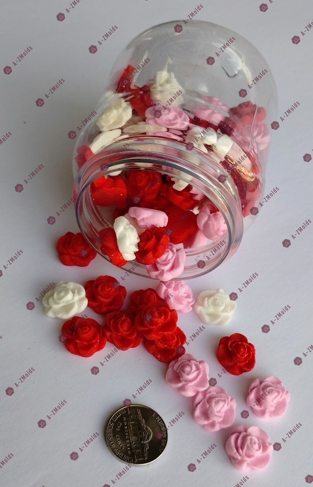 Roses Fondant Toppers - Etsy