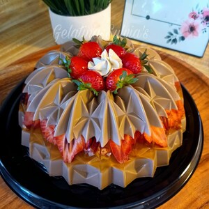 Molde De Gelatina Redondo Rosca 2L Con X Approx, Circle Jello, Pudding ...