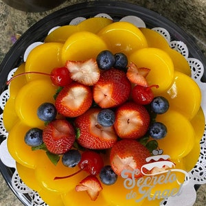 Molde De Gelatina Redondo Rosca 2.2L Approx and 5 Cavities Option ...