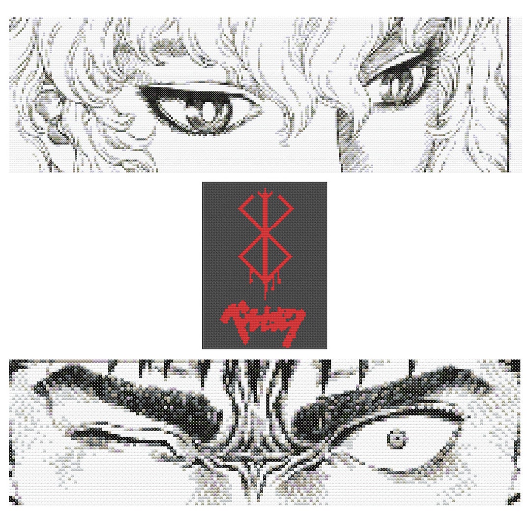 Berserk 3 Pieces (guts' Eyes, Griffith's Eyes, Brand of Sacrifice ...