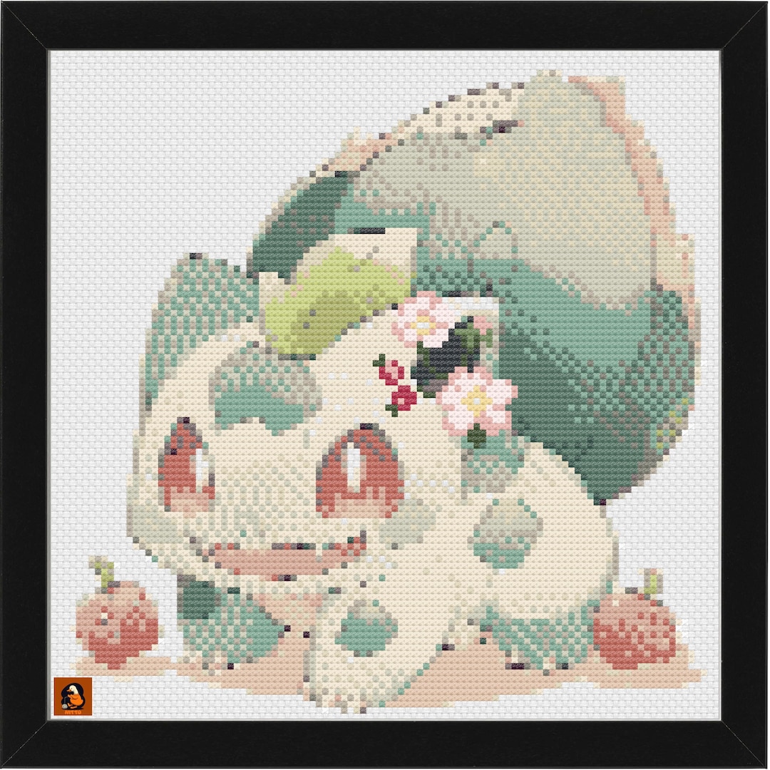 Pokemon Bulbasaur Cross-stitch Pattern Game Cross-stitch - Etsy