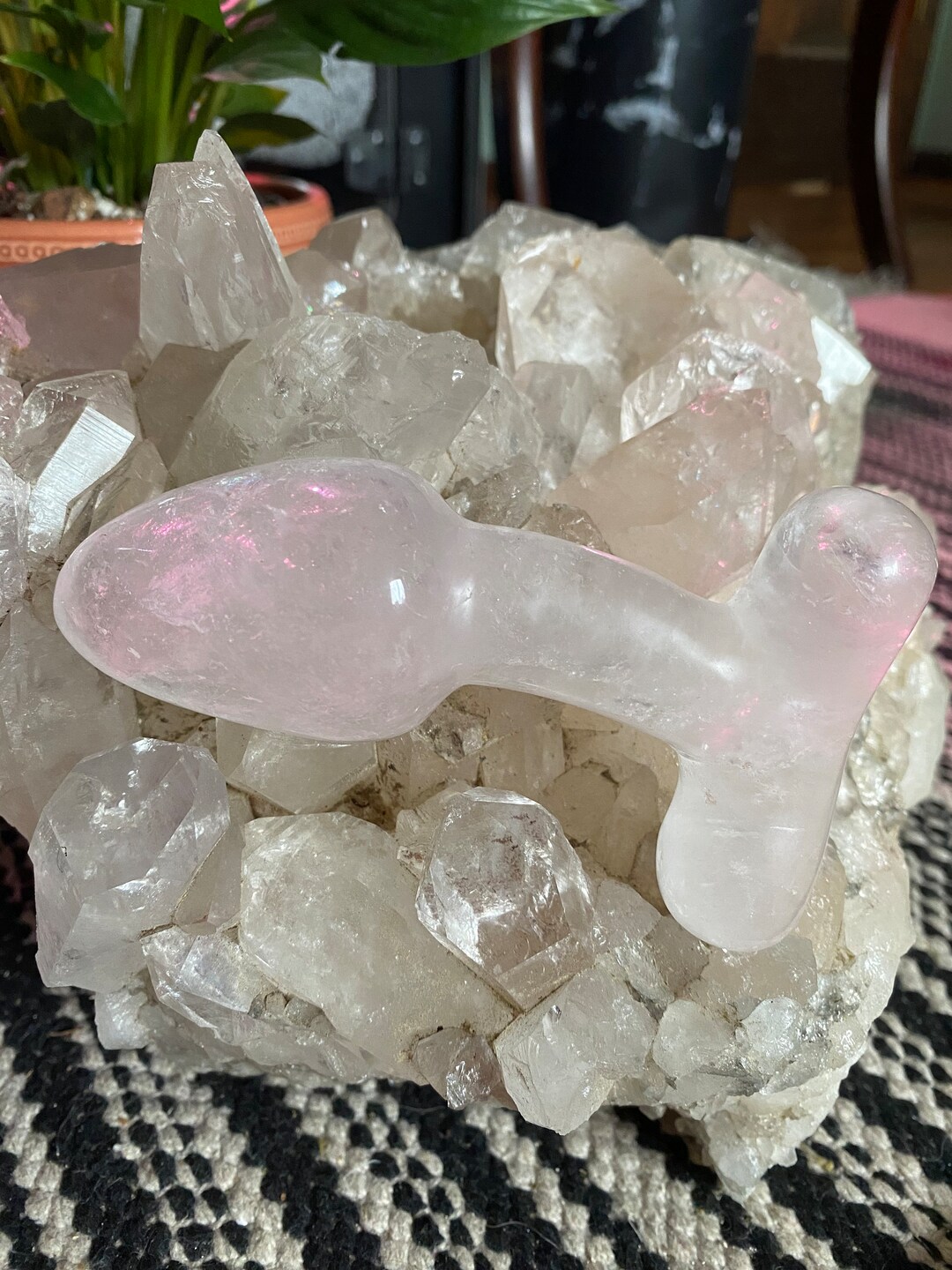 Pleasure Wand Crystal Healing Prostate Massager Butt Plug - Etsy