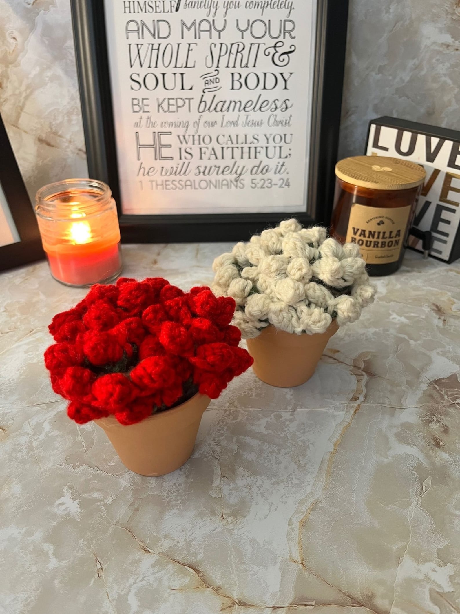 Handmade Crochet Rose Coaster | Valentine's Day Gift - Etsy