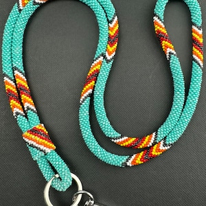 Handmade Beaded Lanyards - Etsy