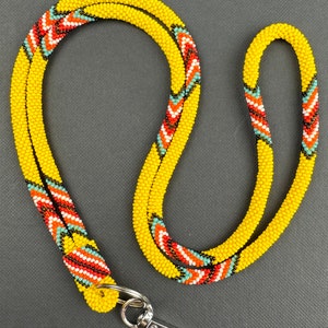 Handmade Beaded Lanyards - Etsy