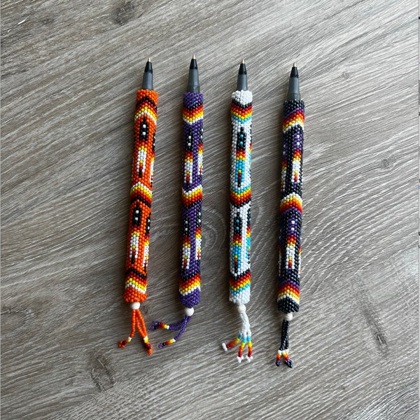 Beaded Pen Covers - Etsy