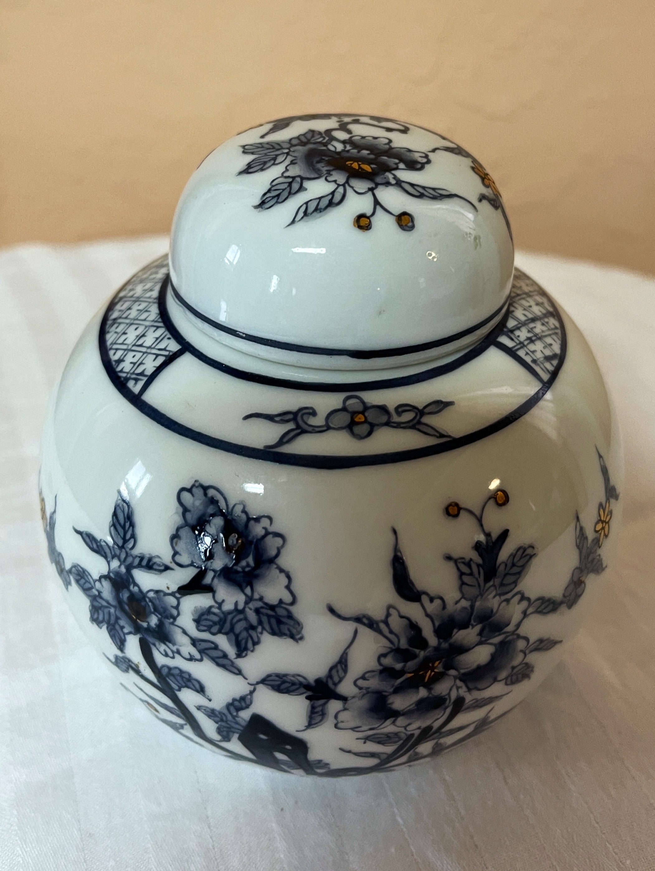 Vintage Ginger Jar Made in Hong Kong - Etsy
