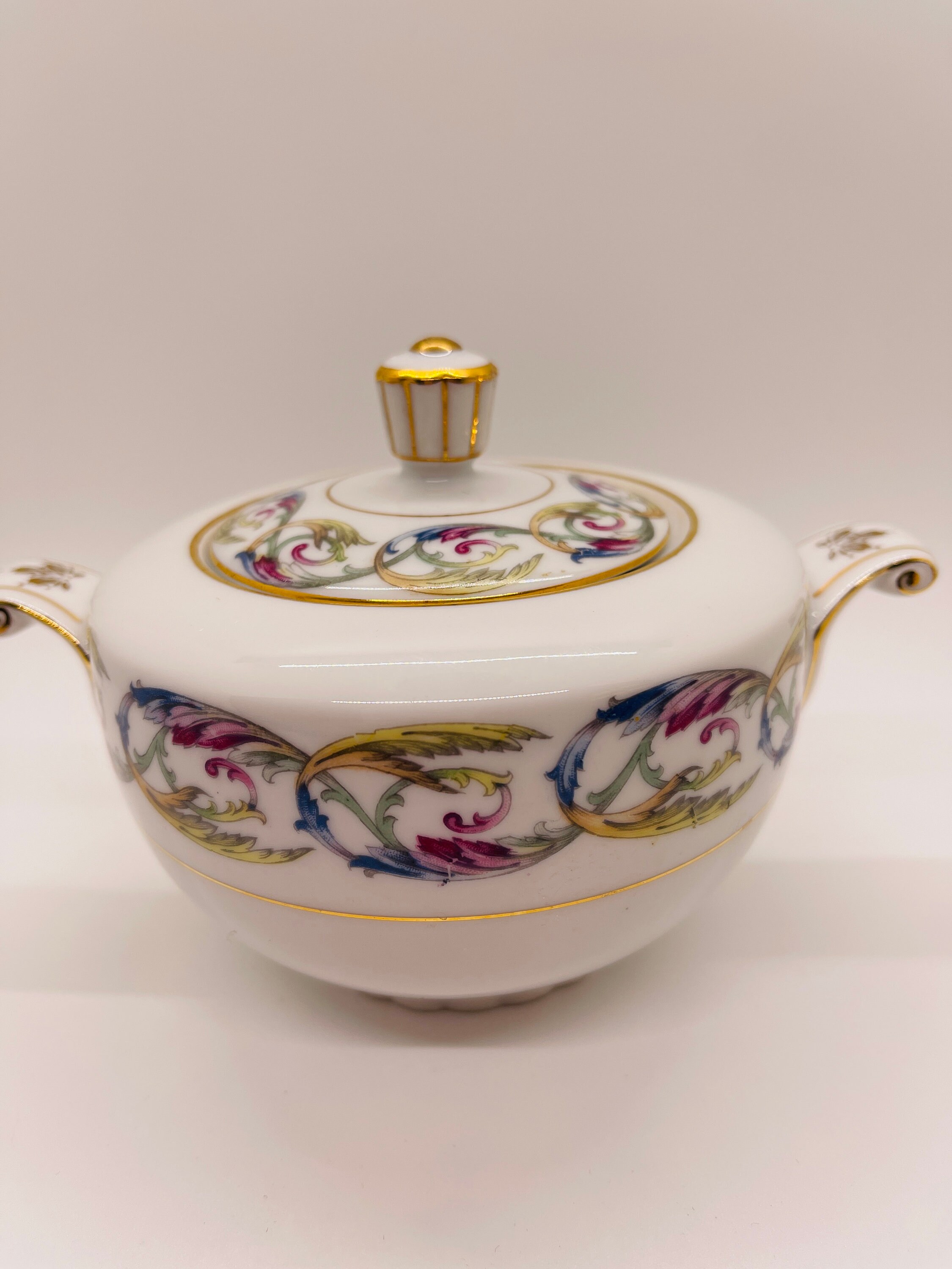 1940s Creamer Occupied Japan Aladdin Acanthus, Vintage Fine China ...