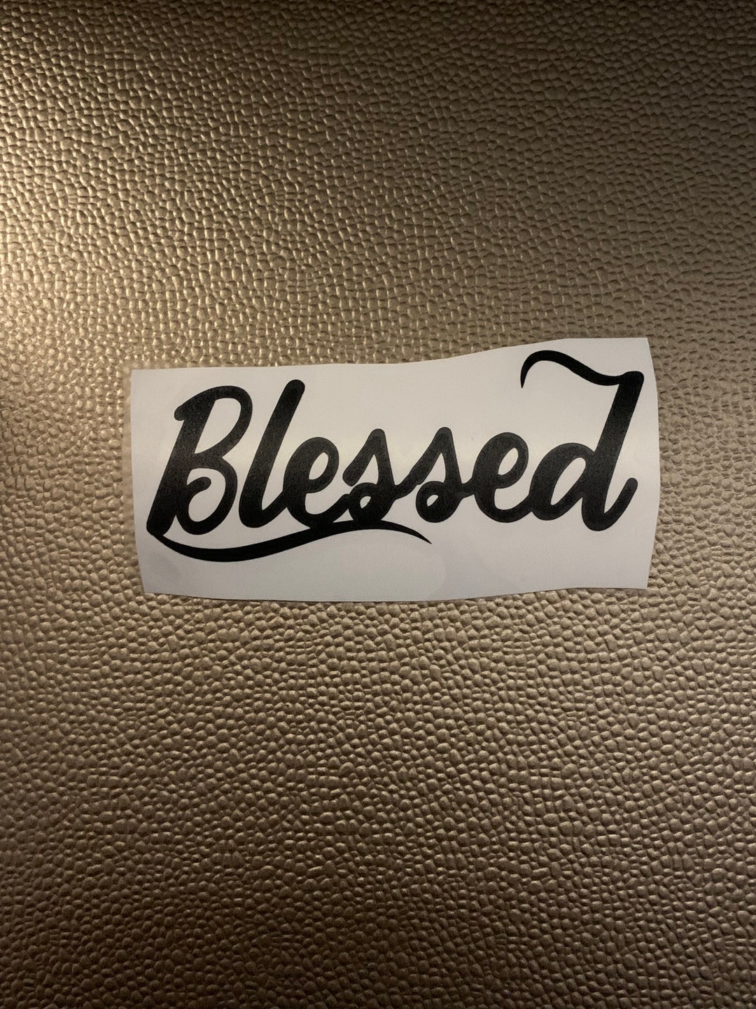 Blessed (high Quality Decal) - Etsy