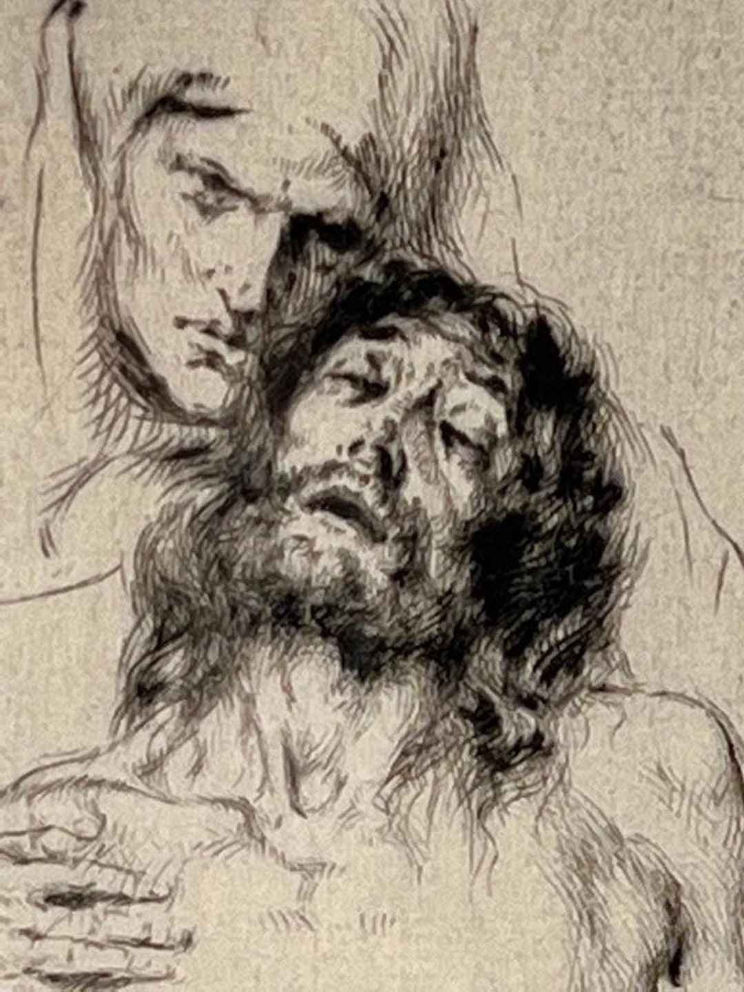 Arthur William Heintzelman Etching Mater Dolorosa 1924 - Etsy