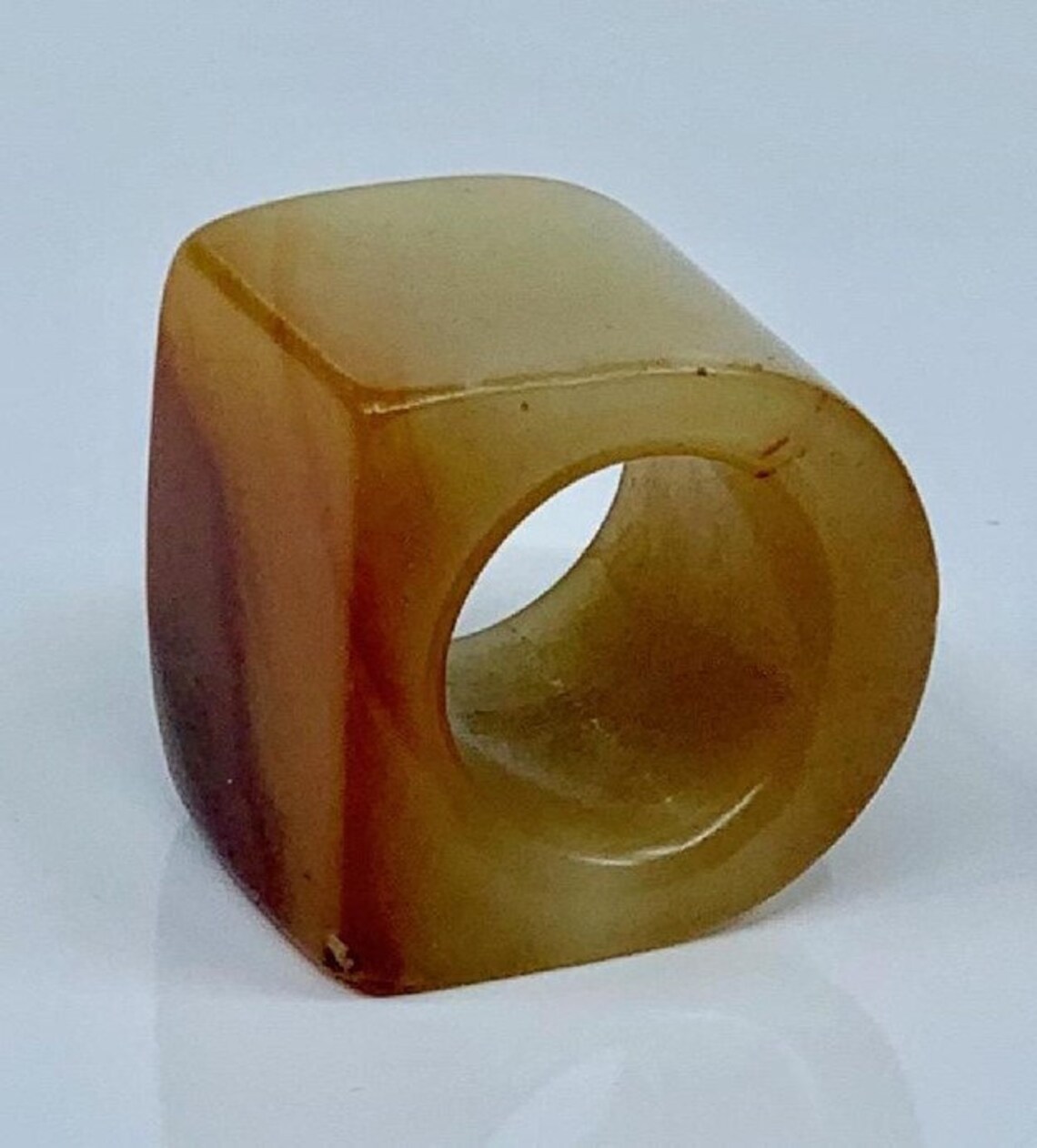 Chinese Agate Archer's Ring Antique Size 11 - Etsy