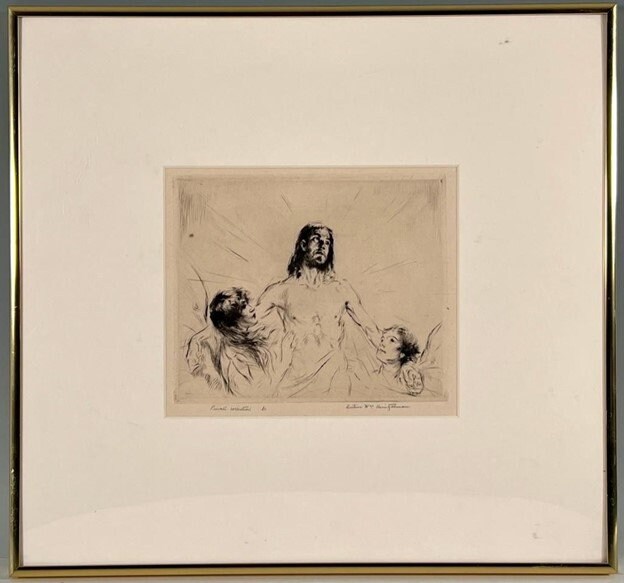 Arthur William Heintzelman Etching Ascension - Etsy