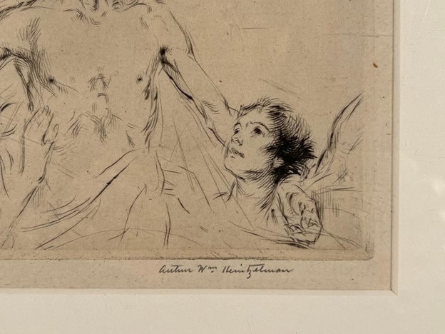 Arthur William Heintzelman Etching Ascension - Etsy