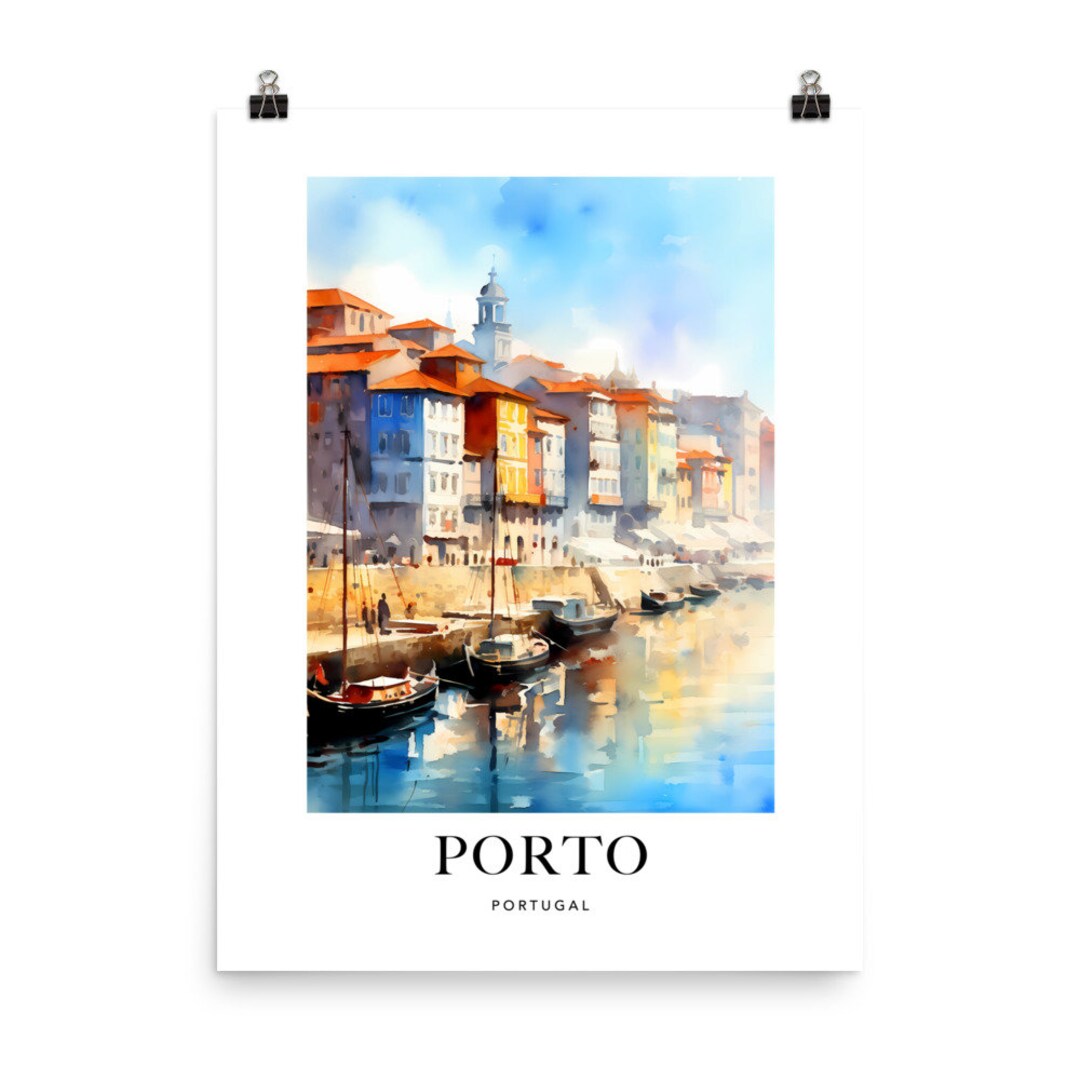 Porto, Portugal Poster || Art Print, Fine Art, Wall Art, Home Decor ...