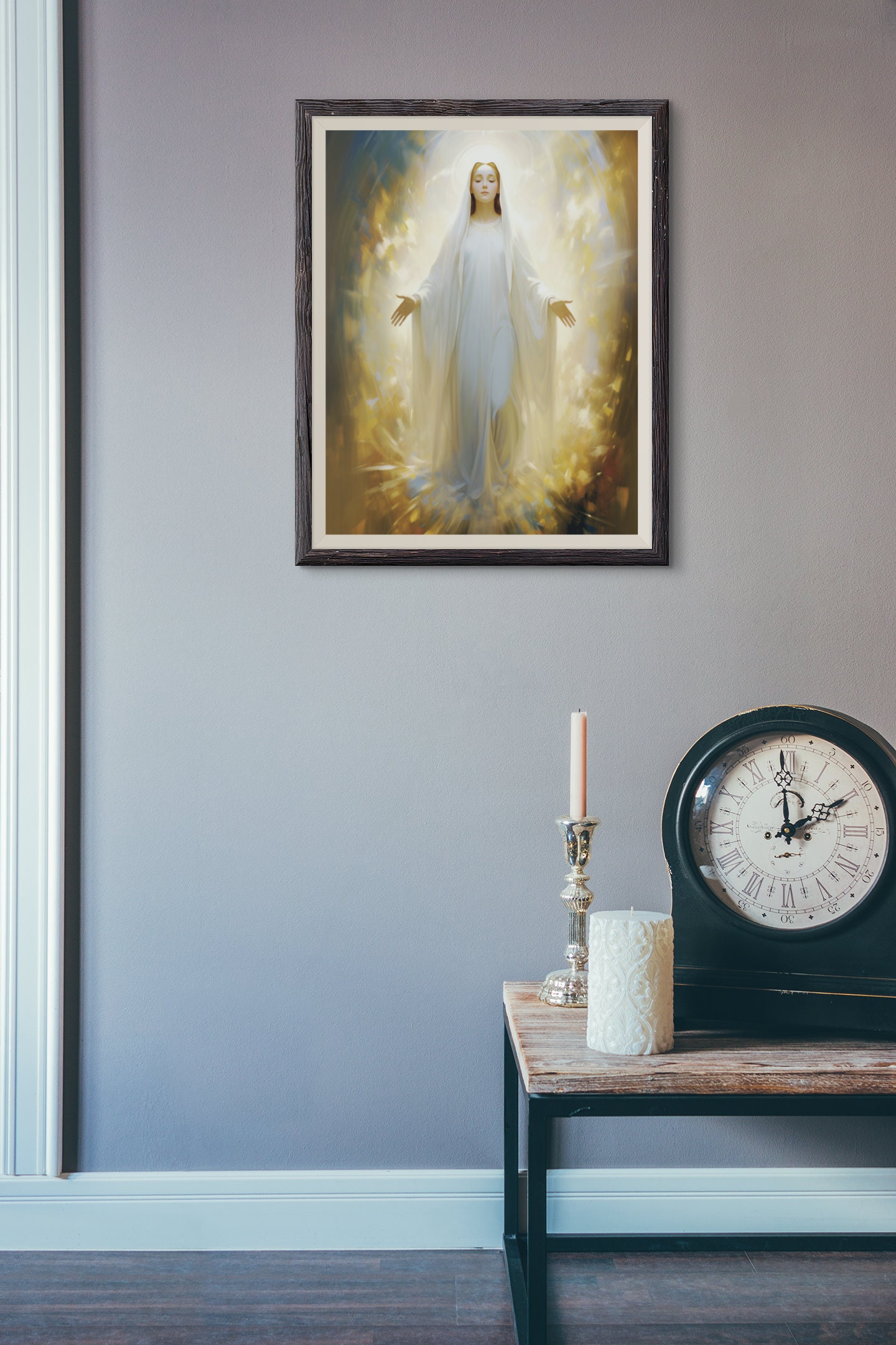 Our Lady of Fatima Portrait Catholic Art - Etsy