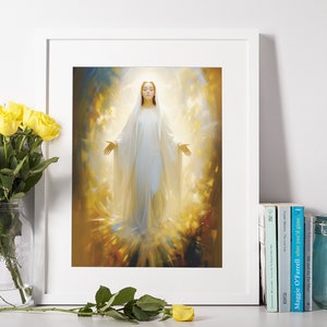 Our Lady of Fatima Portrait Catholic Art - Etsy