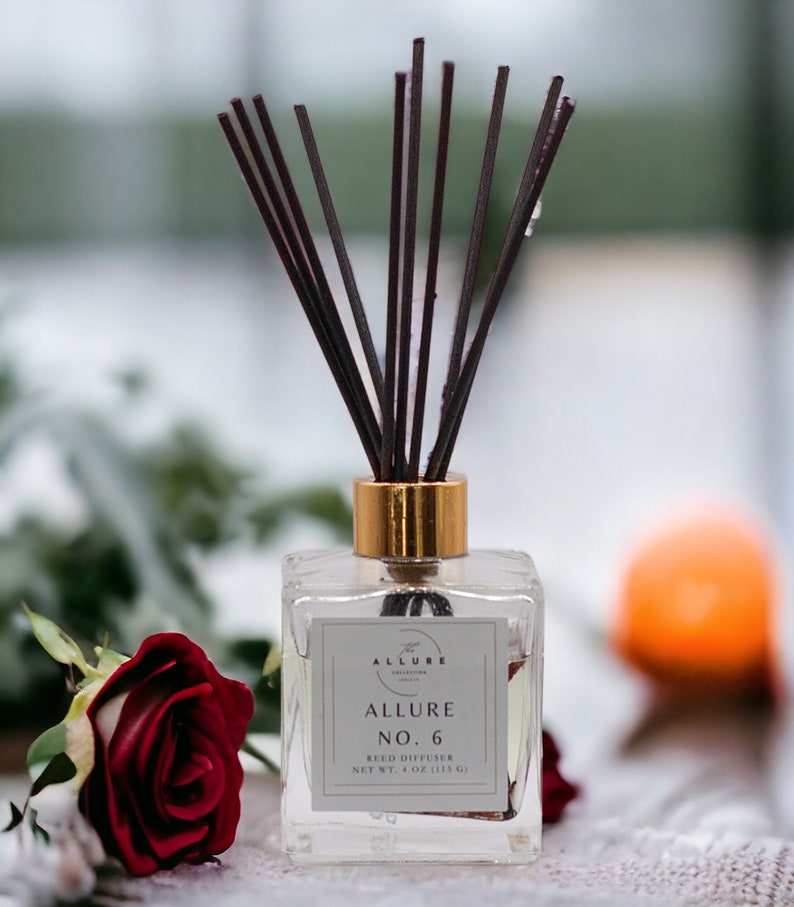 Elegant Reed Diffuser Set - 4oz Luxury Scented Oil Diffuser With ...