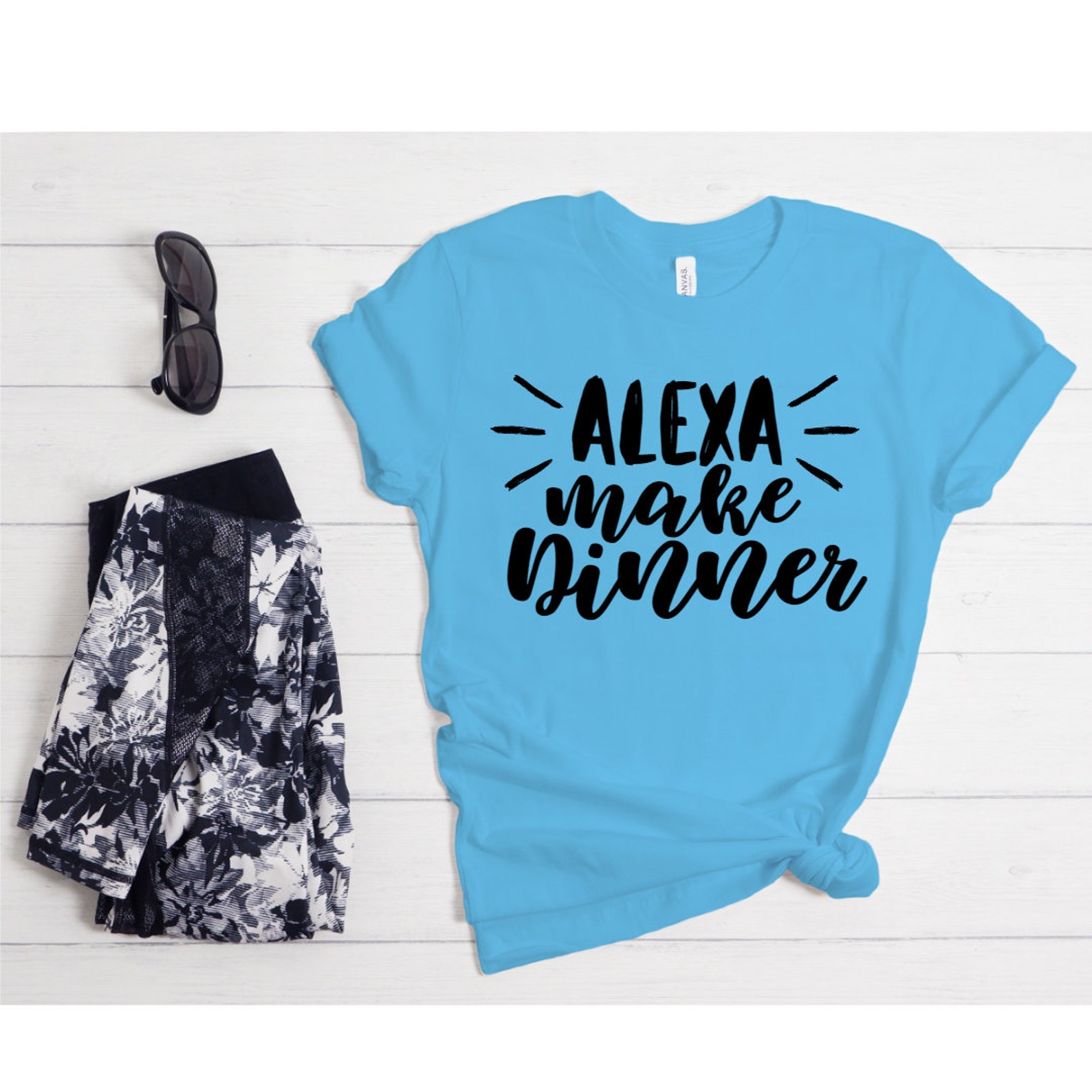 Alexa Make Dinner, Funny Alexa Tee, Funny Mom Shirt, Dinner Ideas, AI ...