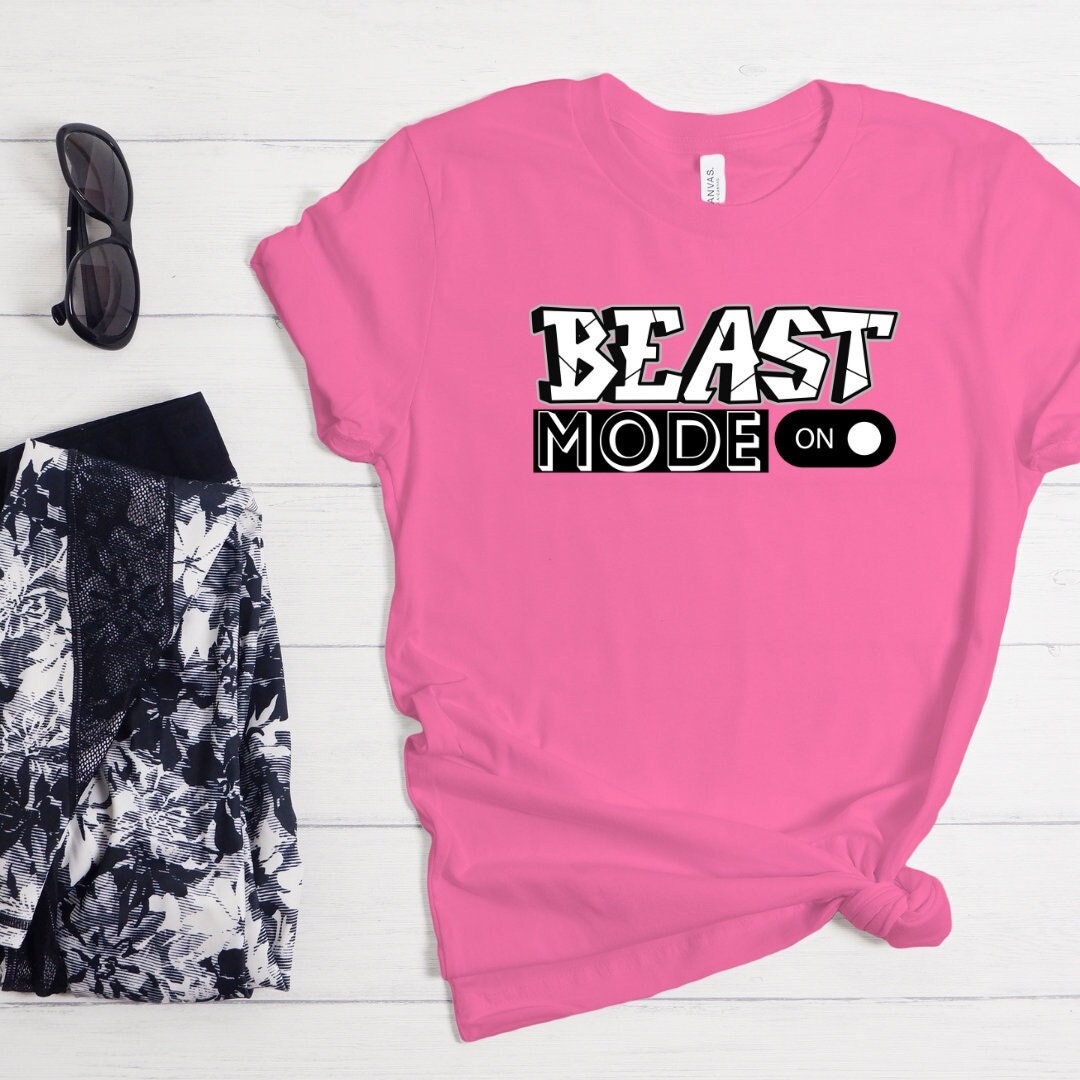 Beast Mode on T-shirt, Beast Mode Activated, Unleash the Beast ...