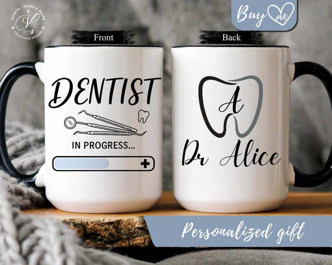 Personalized Dentist Mug, Custom Dental Assistant Cup, Dental Hygiene ...