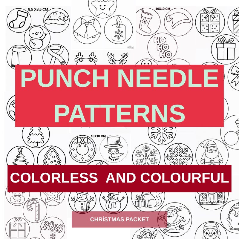Punch Needle Festive - Etsy