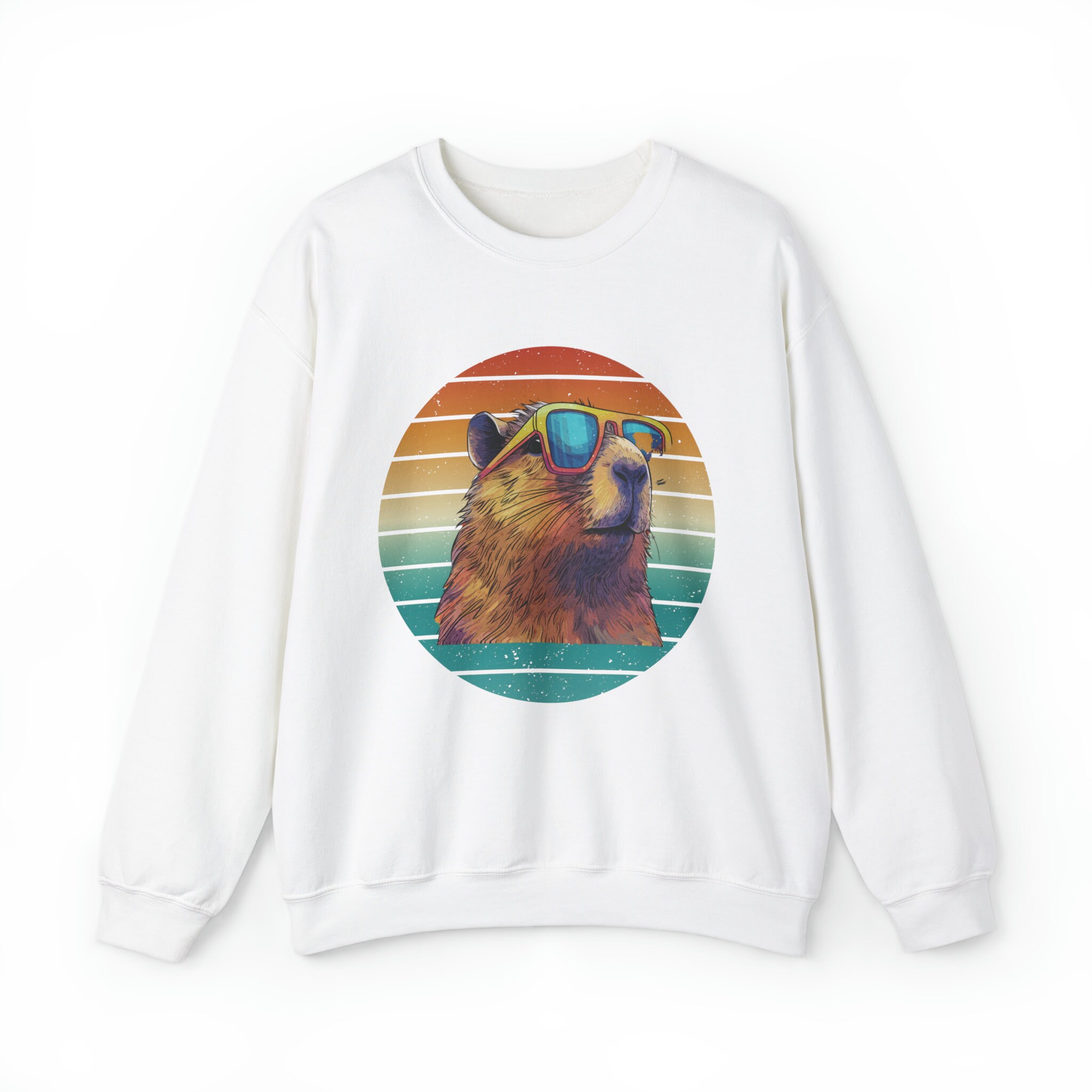Capybara Sweatshirt, Sunset Shirt, Capybara, Capybara Gift, Funny ...