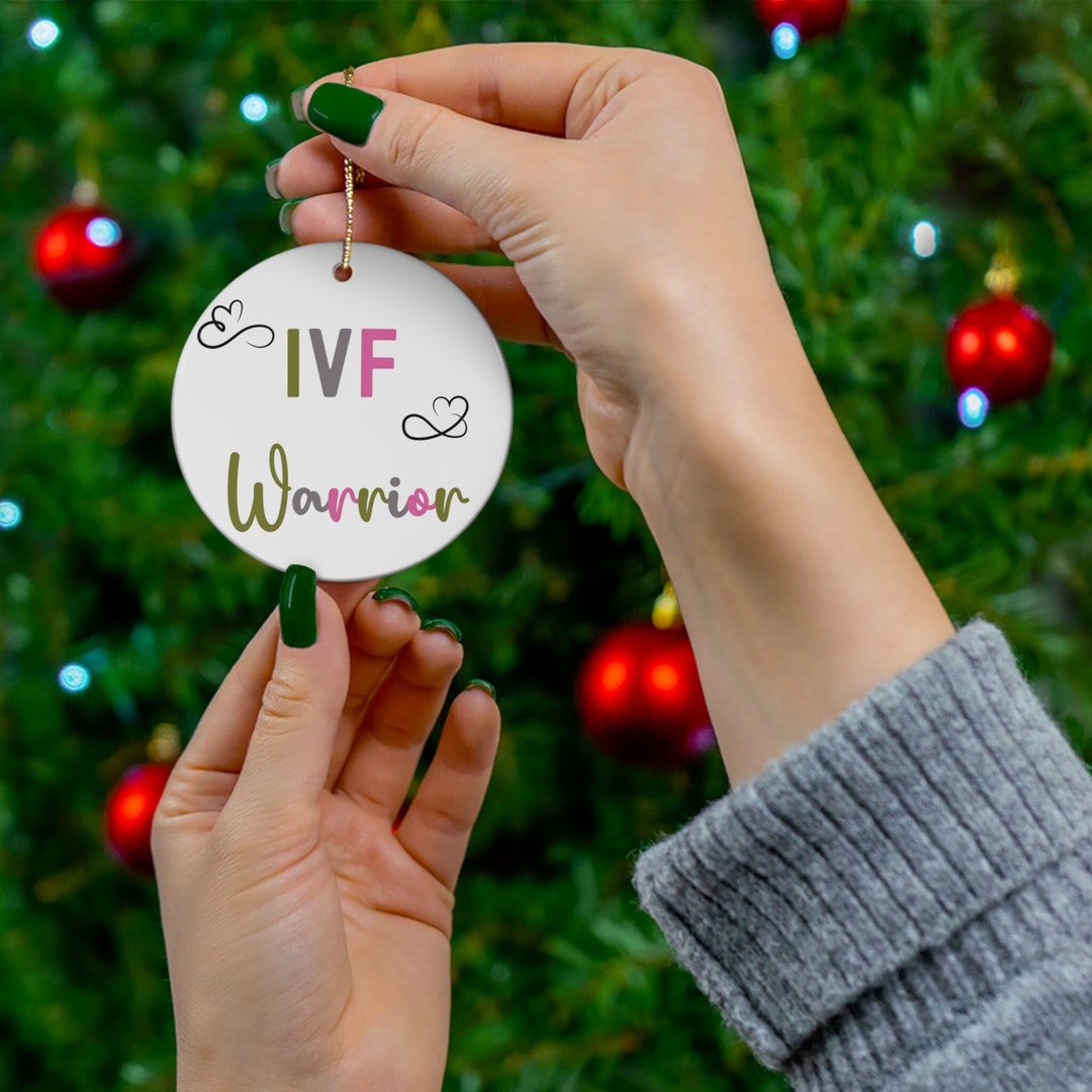 IVF Warrior Ornament, IVF Gifts, Gifts for Wife, IVF Baby, Baby ...