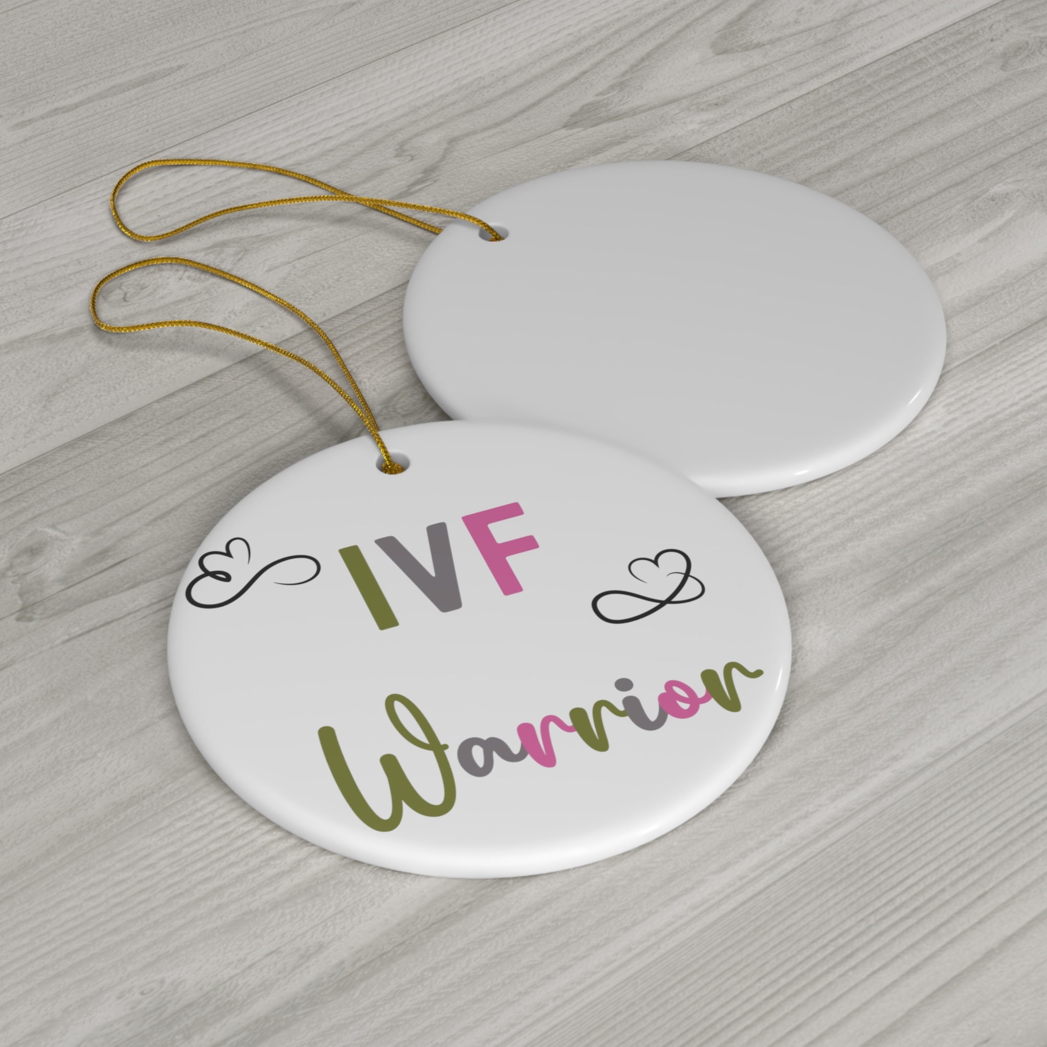 IVF Warrior Ornament, IVF Gifts, Gifts for Wife, IVF Baby, Baby ...