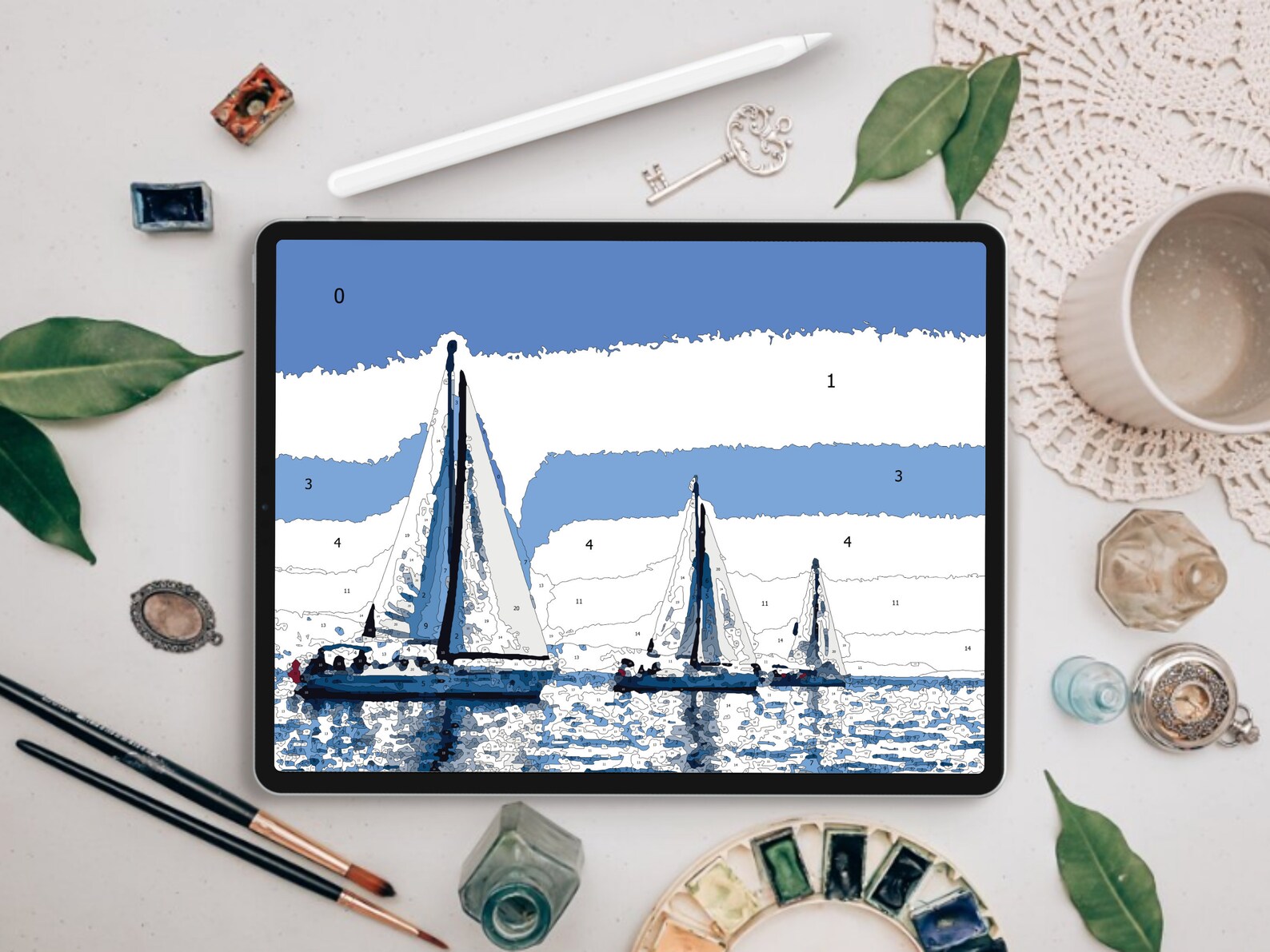 Paint by Number Kit Adult | Digital Download Art | Paint by Number ...