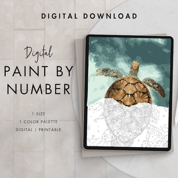 Paint by Number Kit Adult | Printable & Digital Art - Etsy