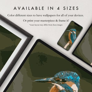 Bird Paint by Number Kit Adult | Printable & Digital Download Art ...