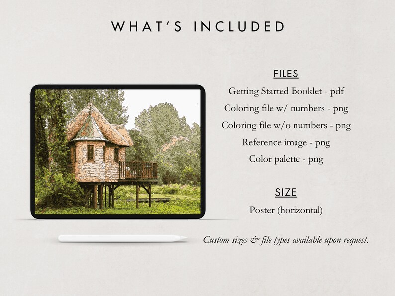 Tree House Paint by Number Kit Adult | Printable & Digital Download ...