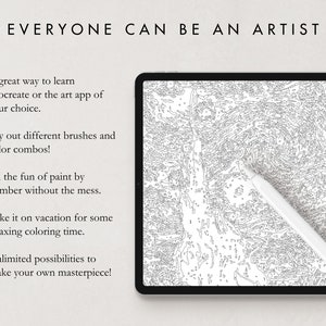 Starry Night Paint by Number Kit Adult | Printable & Digital Download ...