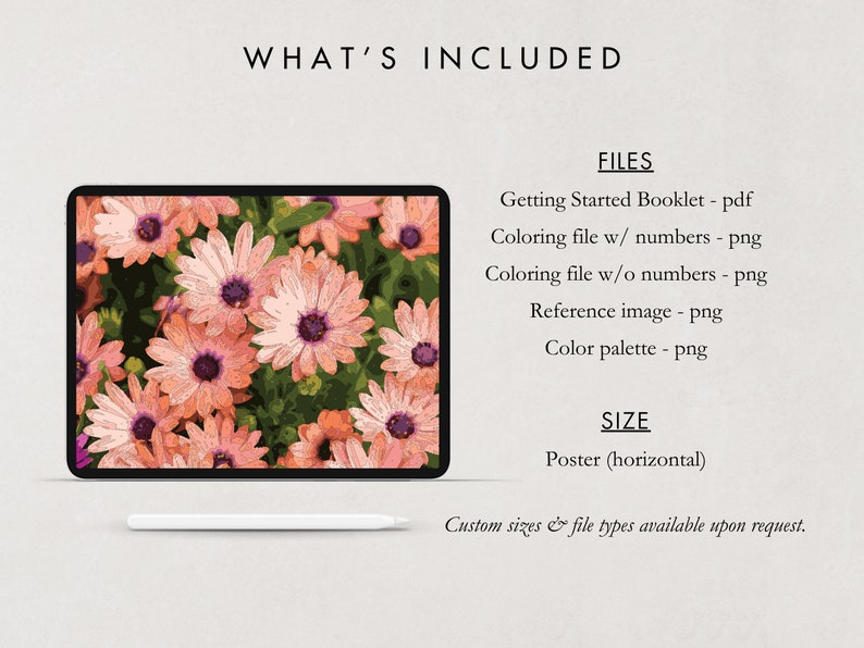 Daisies Flower Paint by Number Kit Adult | Printable & Digital Download ...