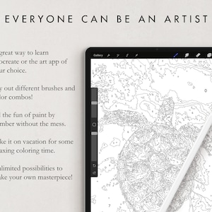 Sea Turtle Paint by Number Kit Adult | Printable & Digital Download Art ...