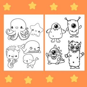 15 Cute Colorin Pages, Printable Activity, Toddlers, Preschoolers ...