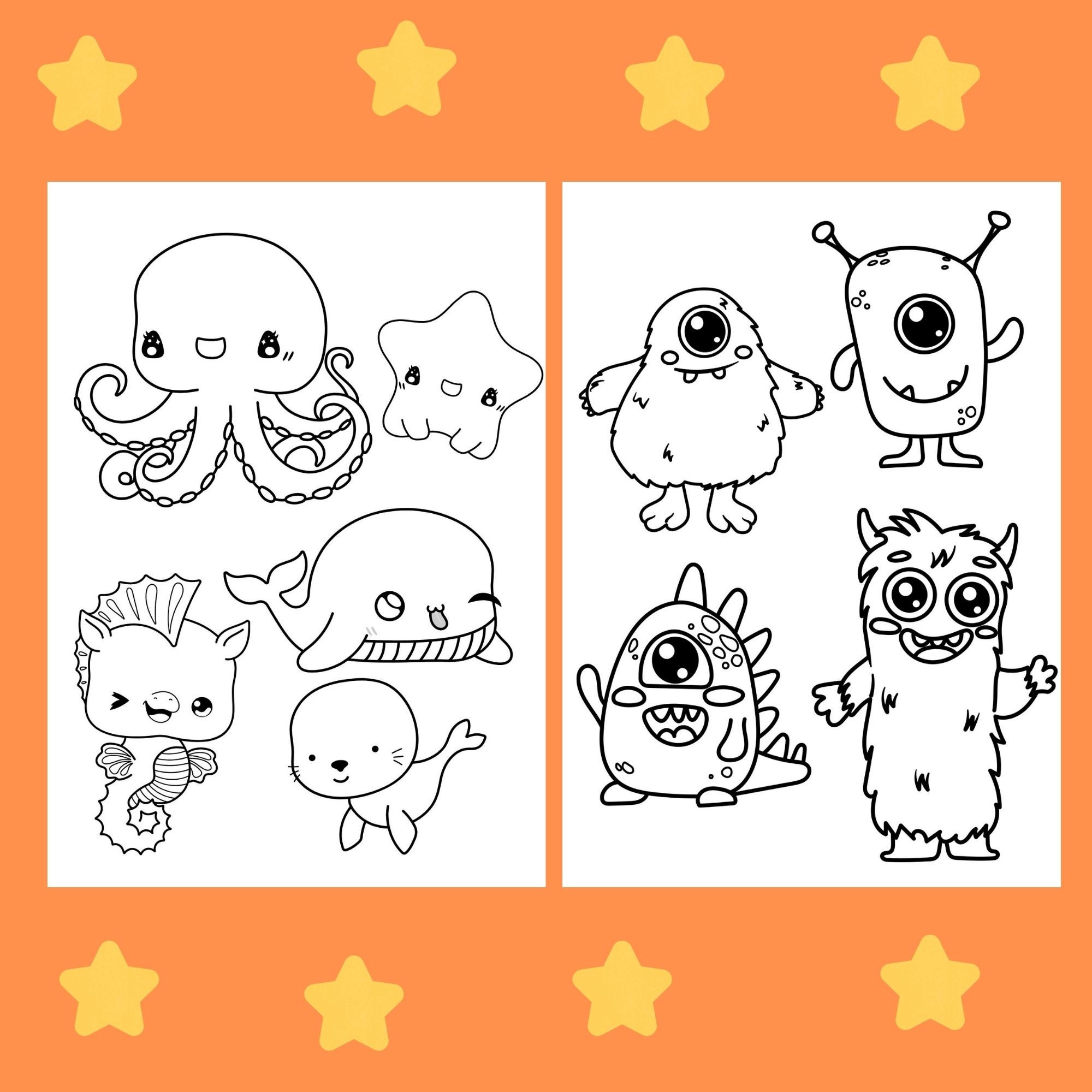 15 Cute Colorin Pages, Printable Activity, Toddlers, Preschoolers ...