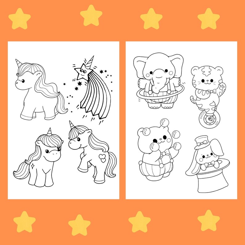 15 Cute Colorin Pages, Printable Activity, Toddlers, Preschoolers ...