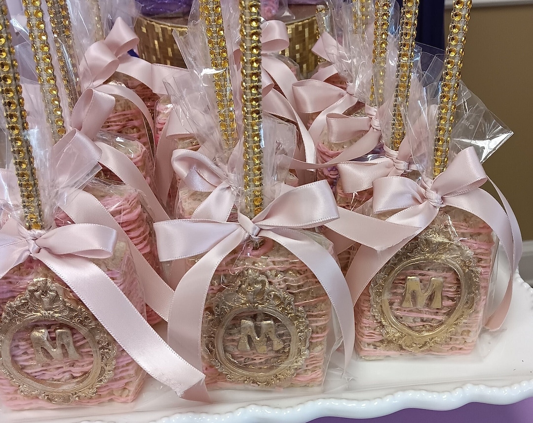 1 Dozen Custom Rice Krispie Treats - Etsy