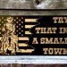 Custom Engraved Sheriff's Wooden Flag Personalized Law Enforcement ...