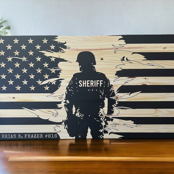 Sheriff Flag - Etsy