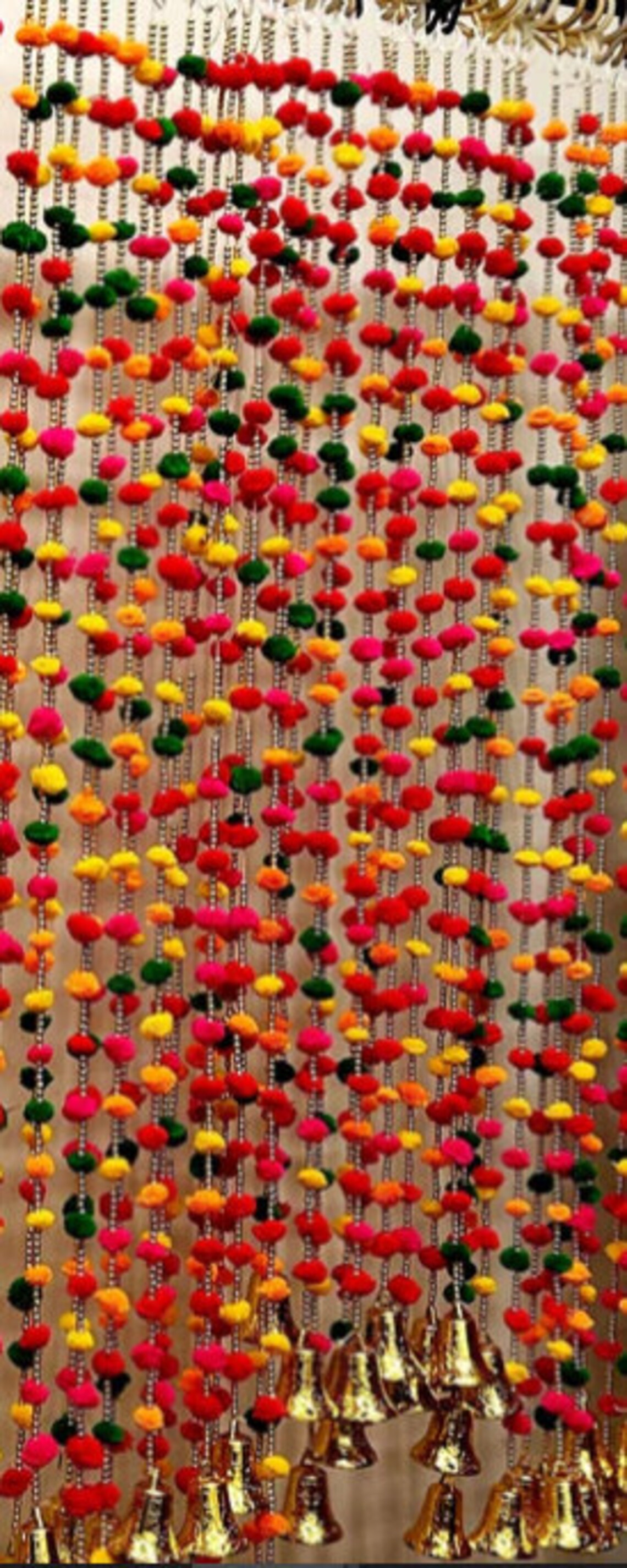 Haldi Decor Set: Indian Wedding Backdrop Curtains - Yellow, Pink ...