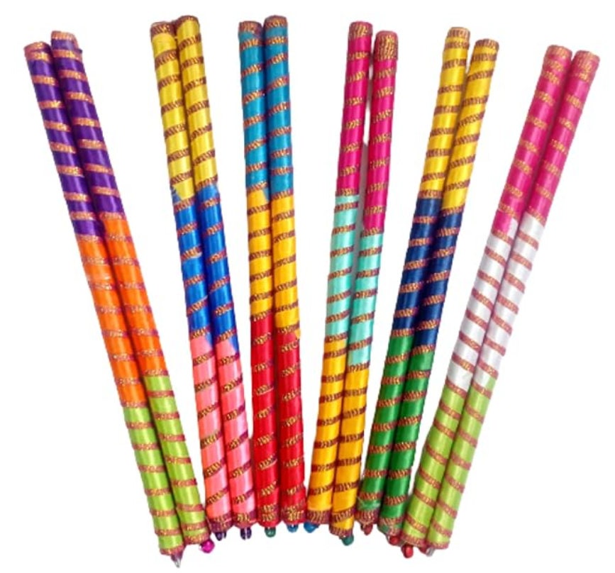 Festiwave Dandiya Sticks Garba Sticks, Navratri Dandiya Night Dandiya ...