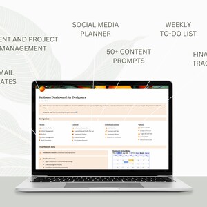 Business Planner, Notion Template for Designers, Notion Templates for ...
