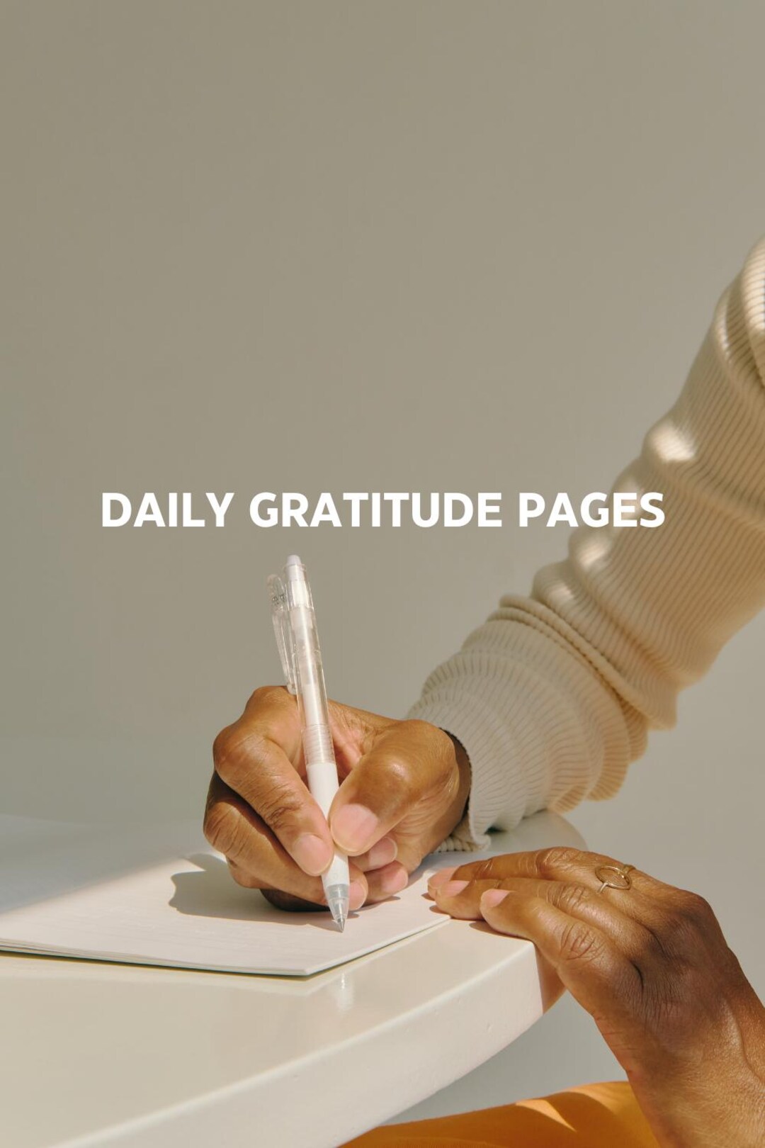 Daily Gratitude Journal Printable, Reflection Planner (a4/a5/letter ...