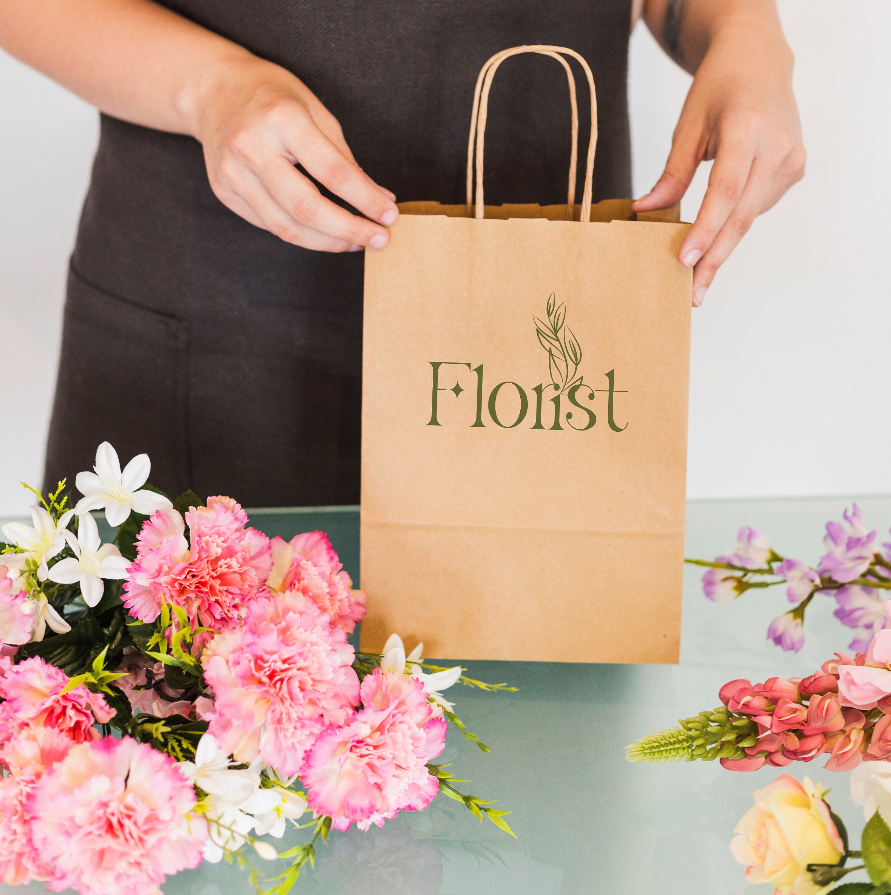 Florist Logo Design That You Can Use for Your Business Brand, Your Own ...