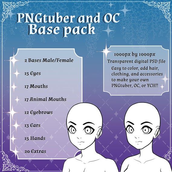 Female Oc Base With Eyes