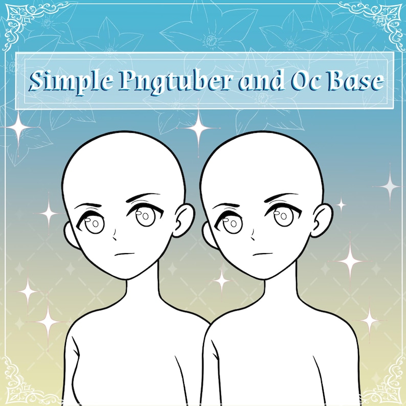 Simple Pngtuber and OC Base - Etsy