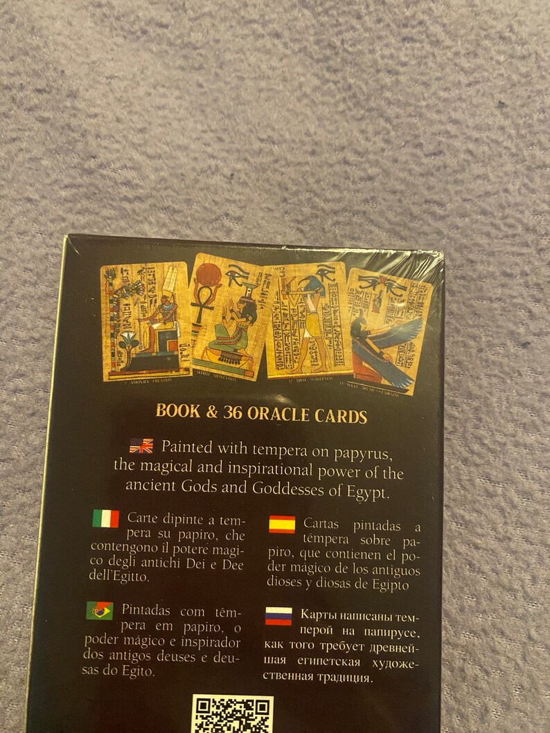 Egyptian God Oracle Deck - Etsy