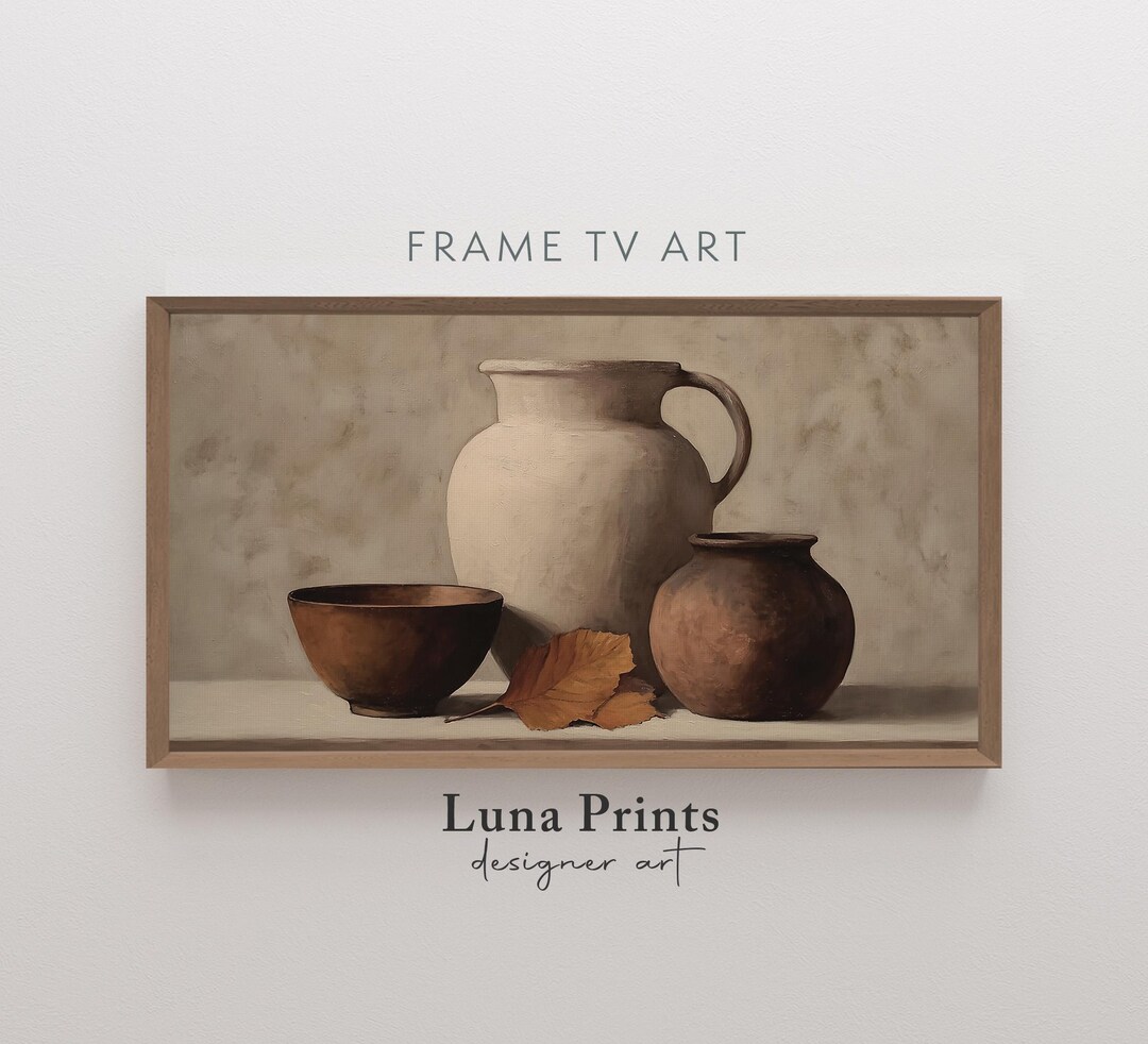 Neutral Fall Frame TV Art, Vintage Still Life Frame Tv Screensaver ...